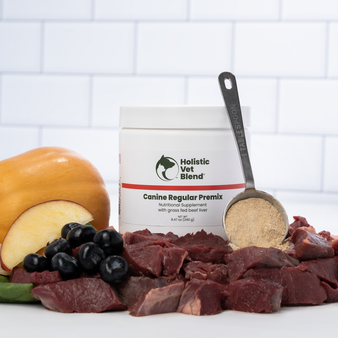 Canine Regular Premix with Grass-fed Beef Liver | Holistic Vet Blend